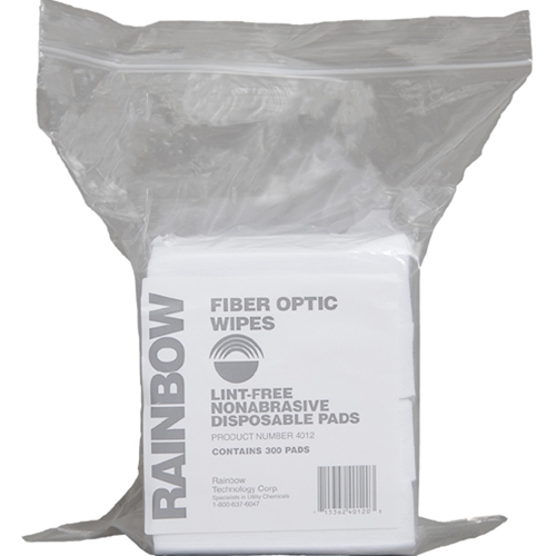 J Harlen Co. - Rainbow Technology Fiber Optic Cleaning Wipes (Dry ...