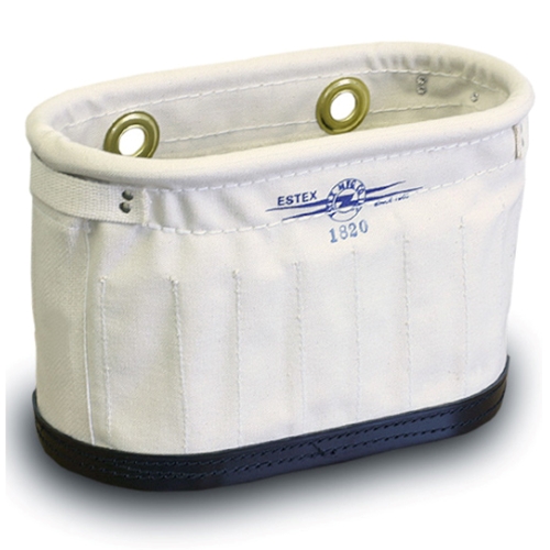 J Harlen Co. - Estex Heavy Canvas Oval Tool Bucket With 15 Pockets 1820